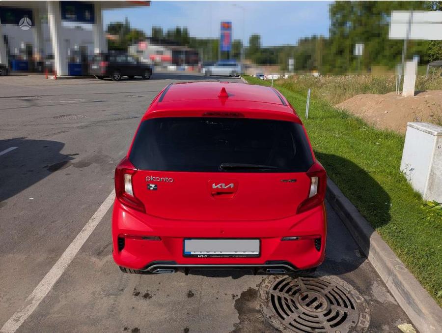 Red Kia Picanto 2022 in Vilnius, with an engine capacity of 1.20 L and mileage of 31 thousand km for 14300 €, photo 6 on AUTOMOTO.COM.LV
