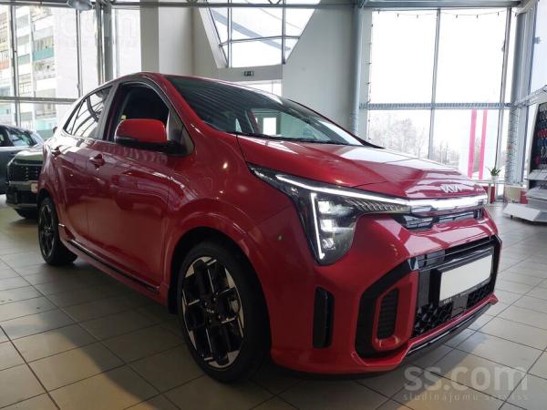 Red Kia Picanto 2026 in Daugavpils, with an engine capacity of 1.20 L and mileage of 10 thousand km for 19790 €, photo 3 on AUTOMOTO.COM.LV
