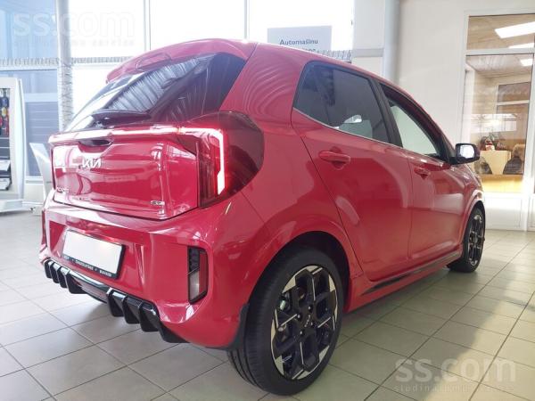 Red Kia Picanto 2026 in Daugavpils, with an engine capacity of 1.20 L and mileage of 10 thousand km for 19790 €, photo 4 on AUTOMOTO.COM.LV