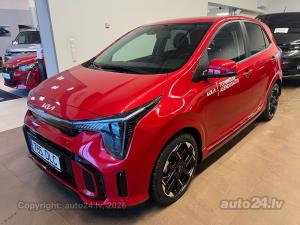 Red Kia Picanto 2026 in Kuressaare, with an engine capacity of 1.20 L and mileage of 7 thousand km for 17990 €, photo  on AUTOMOTO.COM.LV