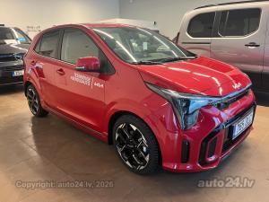 Red Kia Picanto 2026 in Kuressaare, with an engine capacity of 1.20 L and mileage of 7 thousand km for 17990 €, photo 3 on AUTOMOTO.COM.LV