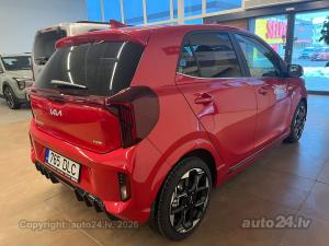 Red Kia Picanto 2026 in Kuressaare, with an engine capacity of 1.20 L and mileage of 7 thousand km for 17990 €, photo 4 on AUTOMOTO.COM.LV