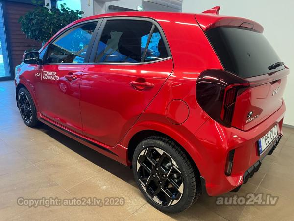Red Kia Picanto 2026 in Kuressaare, with an engine capacity of 1.20 L and mileage of 7 thousand km for 17990 €, photo 4 on AUTOMOTO.COM.LV
