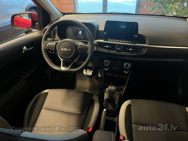 Red Kia Picanto 2026 in Kuressaare, with an engine capacity of 1.20 L and mileage of 7 thousand km for 17990 €, photo 8 on AUTOMOTO.COM.LV