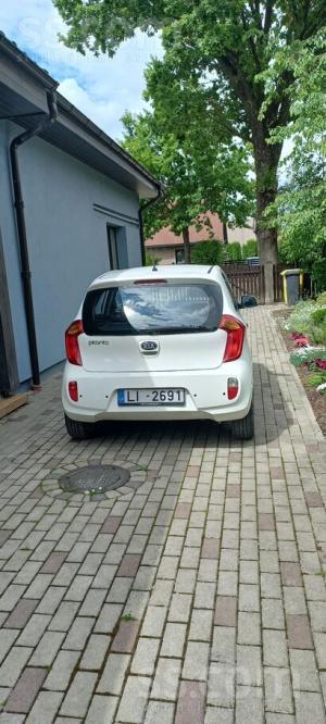 White Kia Picanto 2014 in Jelgava, with an engine capacity of 1.20 L and mileage of 48 thousand km for 5700 €, photo  on AUTOMOTO.COM.LV