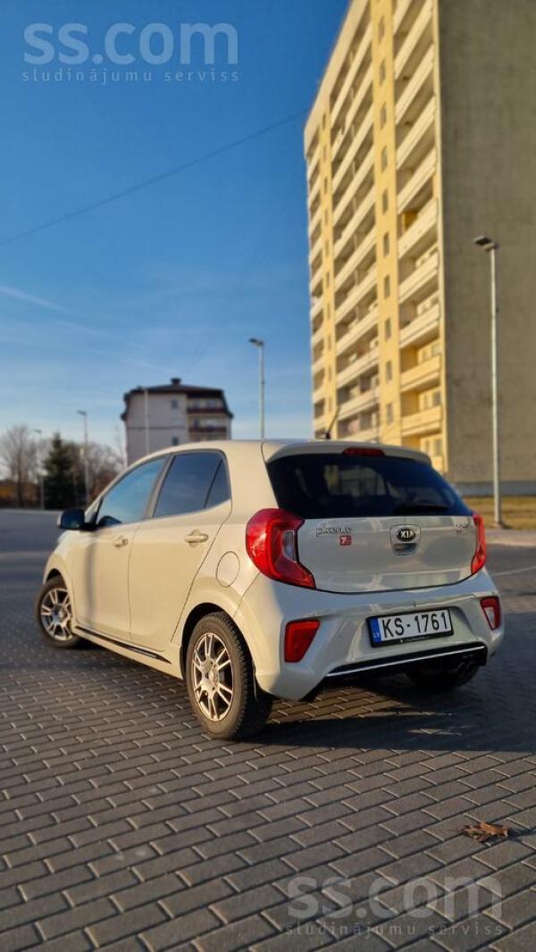 White Kia Picanto 2017 in Riga, with an engine capacity of 1.20 L and mileage of 109 thousand km for 8000 €, photo 2 on AUTOMOTO.COM.LV
