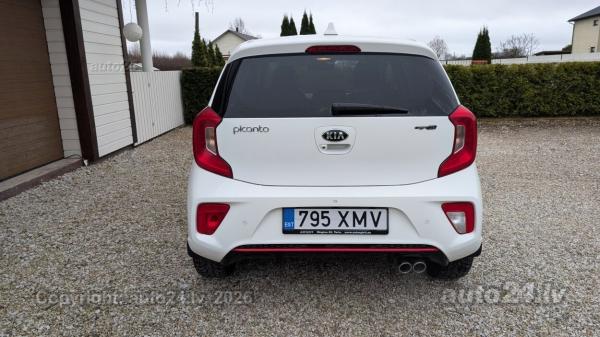 White Kia Picanto 2020 in Tallinn, with an engine capacity of 1.20 L and mileage of 53 thousand km for 10990 €, photo 5 on AUTOMOTO.COM.LV