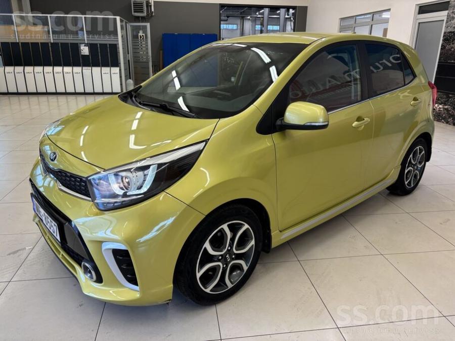 Yellow Kia Picanto 2019 in Riga, with an engine capacity of 1.20 L and mileage of 84 thousand km for 10900 €, photo 3 on AUTOMOTO.COM.LV