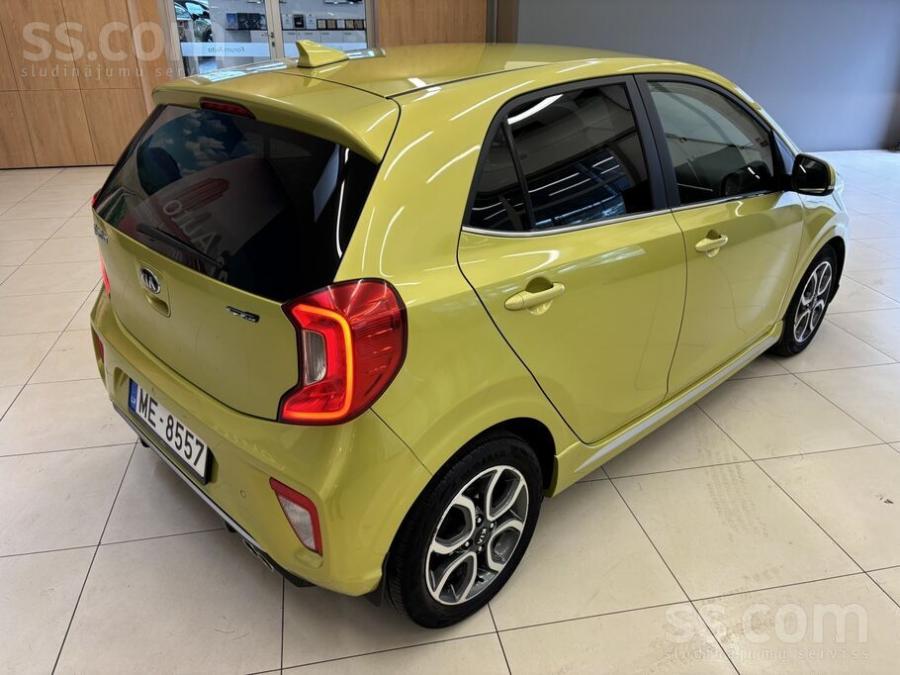 Yellow Kia Picanto 2019 in Riga, with an engine capacity of 1.20 L and mileage of 84 thousand km for 10900 €, photo 5 on AUTOMOTO.COM.LV
