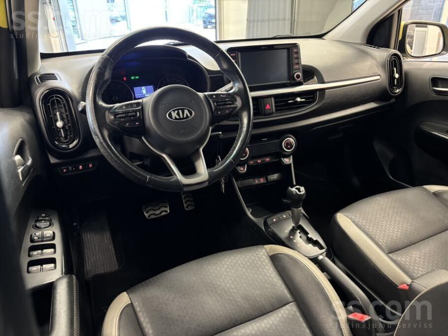 Yellow Kia Picanto 2019 in Riga, with an engine capacity of 1.20 L and mileage of 84 thousand km for 10900 €, photo 13 on AUTOMOTO.COM.LV