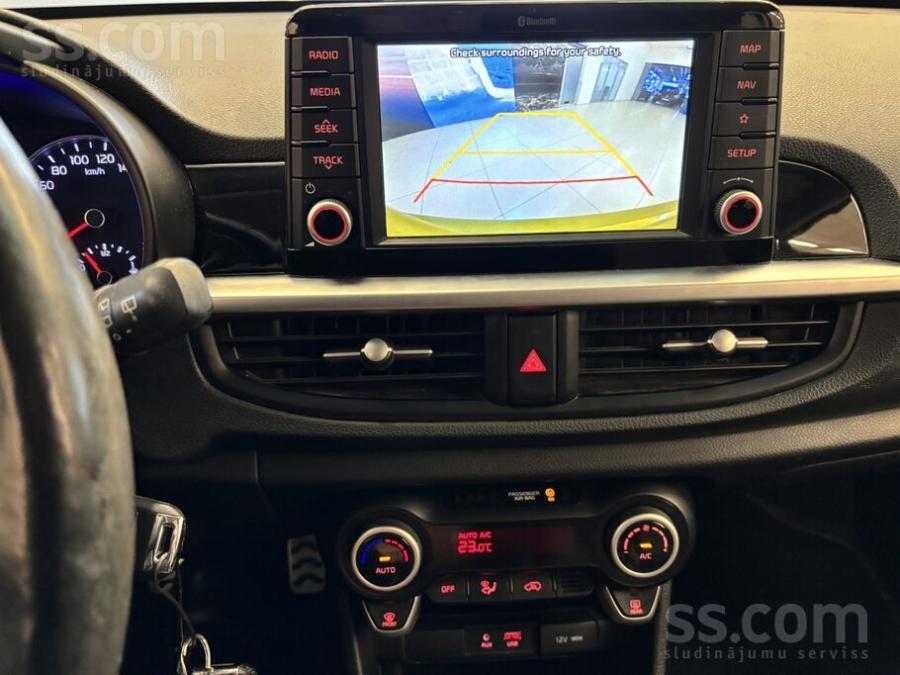 Yellow Kia Picanto 2019 in Riga, with an engine capacity of 1.20 L and mileage of 84 thousand km for 10900 €, photo 20 on AUTOMOTO.COM.LV