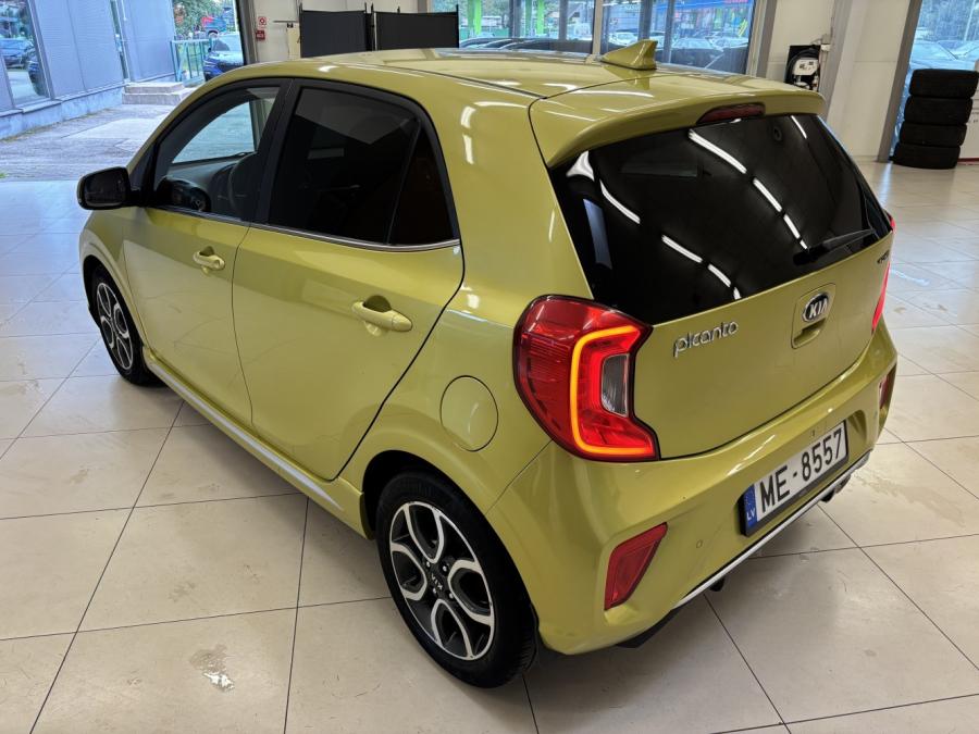 Yellow Kia Picanto 2019 in Riga, with an engine capacity of 1.20 L and mileage of 84 thousand km for 10900 €, photo 4 on AUTOMOTO.COM.LV