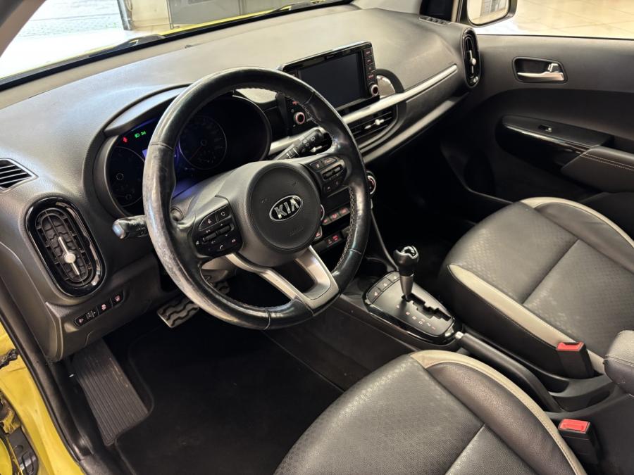 Yellow Kia Picanto 2019 in Riga, with an engine capacity of 1.20 L and mileage of 84 thousand km for 10900 €, photo 11 on AUTOMOTO.COM.LV
