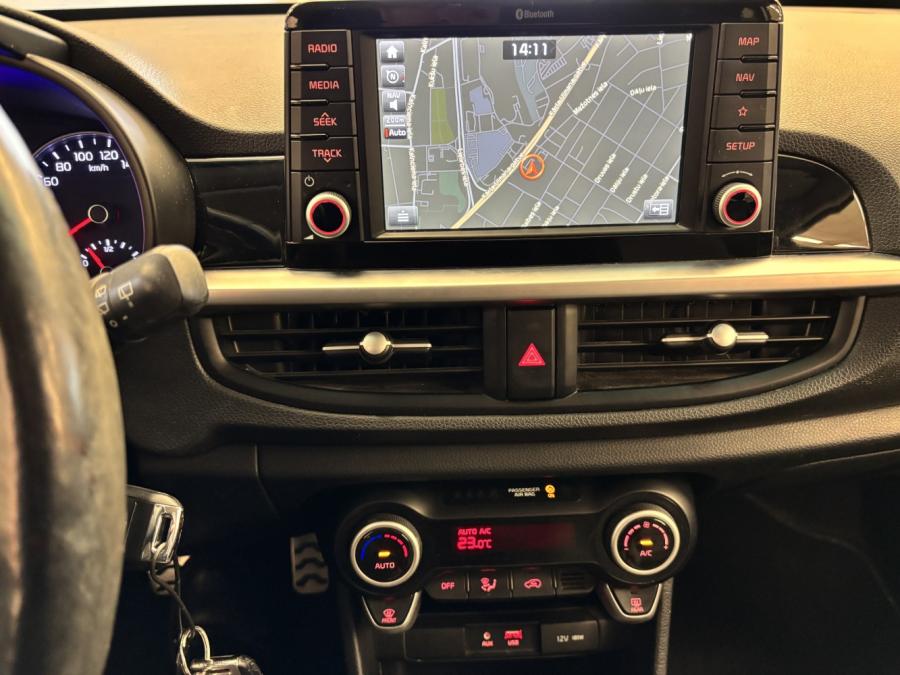 Yellow Kia Picanto 2019 in Riga, with an engine capacity of 1.20 L and mileage of 84 thousand km for 10900 €, photo 19 on AUTOMOTO.COM.LV