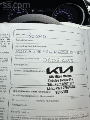 Melns Kia ProCeed 2023 Jelgava, ar dzinēja tilpumu 1.60 L un nobraukumu 62 tūkst. km par 20499 €, foto 16 vietnē AUTOMOTO.COM.LV