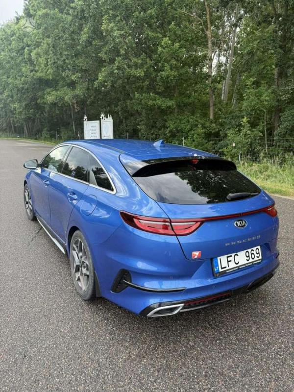 Blue Kia ProCeed 2019 in Pakruojis, with an engine capacity of 1.35 L and mileage of 147 thousand km for 16900 €, photo 4 on AUTOMOTO.COM.LV