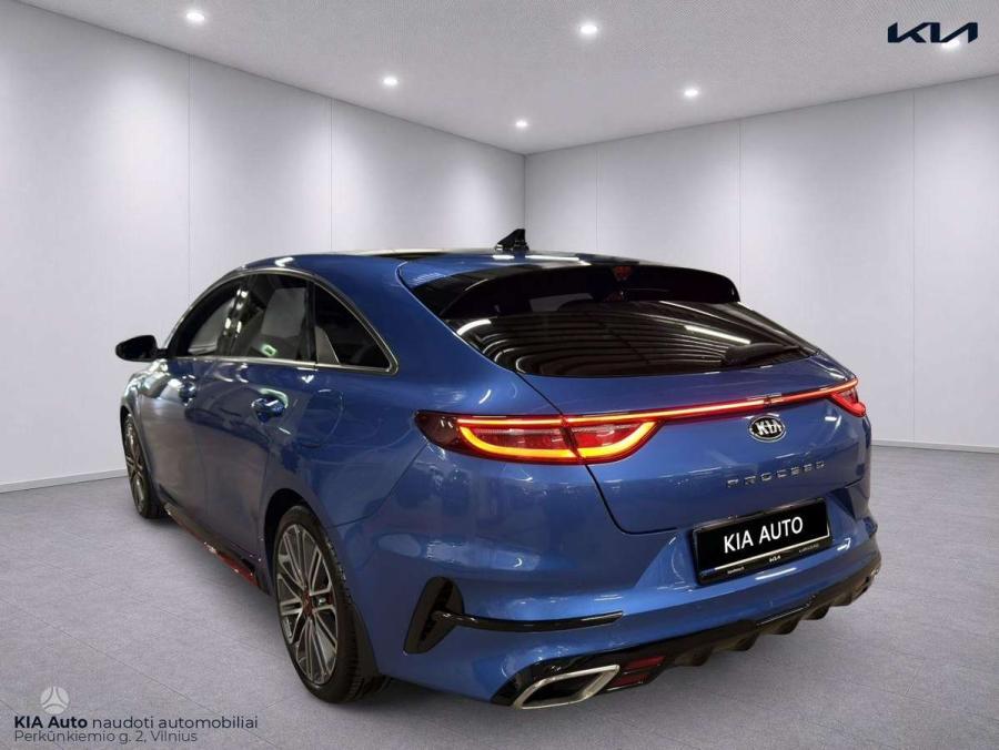 Blue Kia ProCeed 2021 in Vilnius, with an engine capacity of 1.60 L and mileage of 84 thousand km for 19500 €, photo 30 on AUTOMOTO.COM.LV