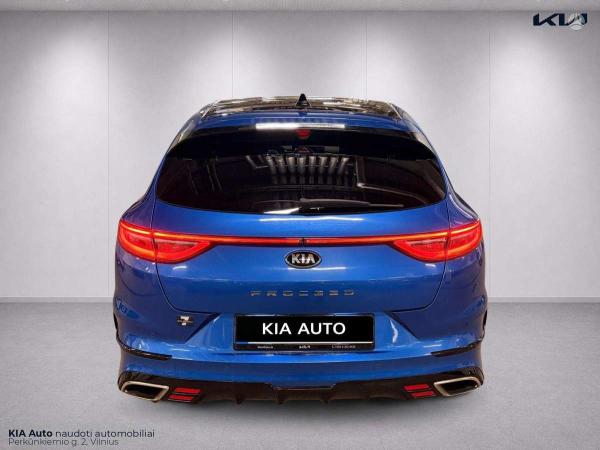 Blue Kia ProCeed 2021 in Vilnius, with an engine capacity of 1.60 L and mileage of 63 thousand km for 19900 €, photo 4 on AUTOMOTO.COM.LV