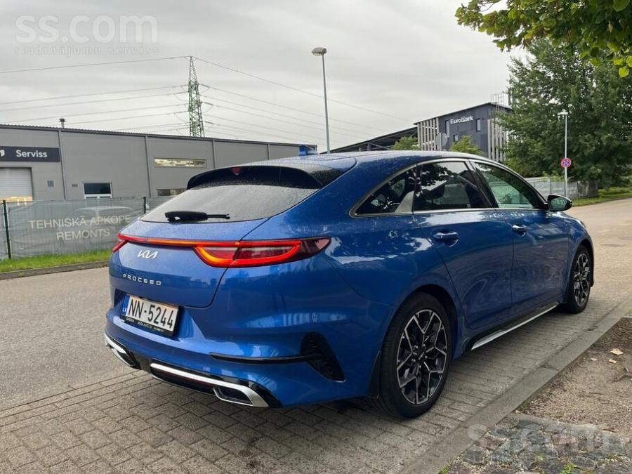 Blue Kia ProCeed 2023 in Riga, with an engine capacity of 1.50 L and mileage of 79 thousand km for 17500 €, photo 11 on AUTOMOTO.COM.LV