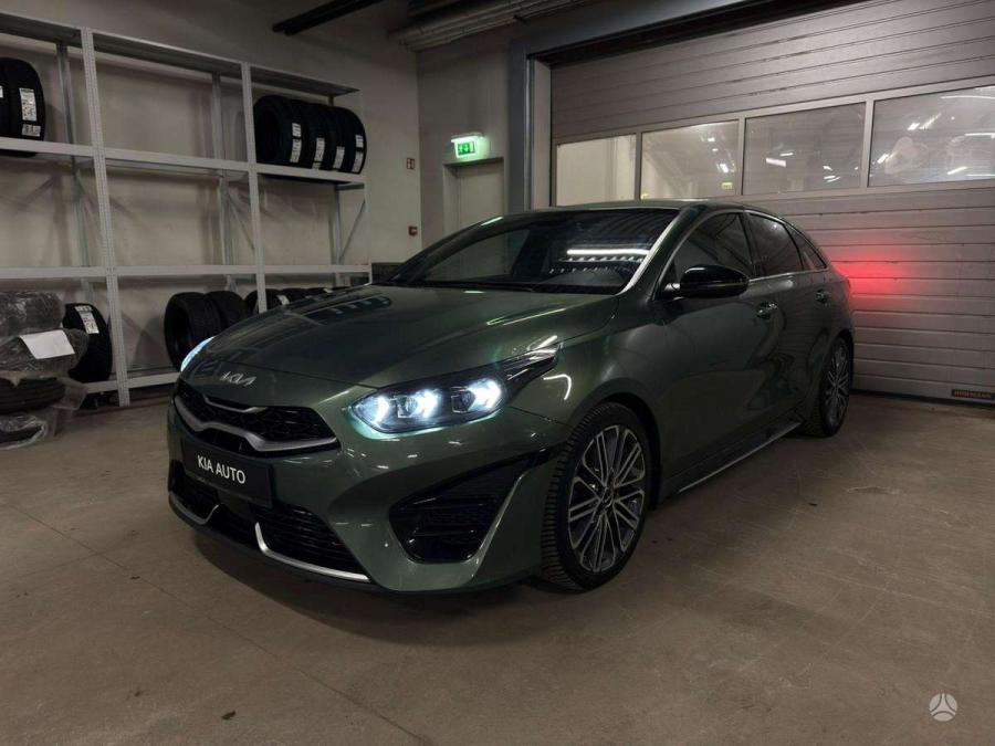 Zaļš Kia ProCeed 2022 Viļņa, ar dzinēja tilpumu 1.50 L un nobraukumu 85 tūkst. km par 19500 €, foto 1 vietnē AUTOMOTO.COM.LV