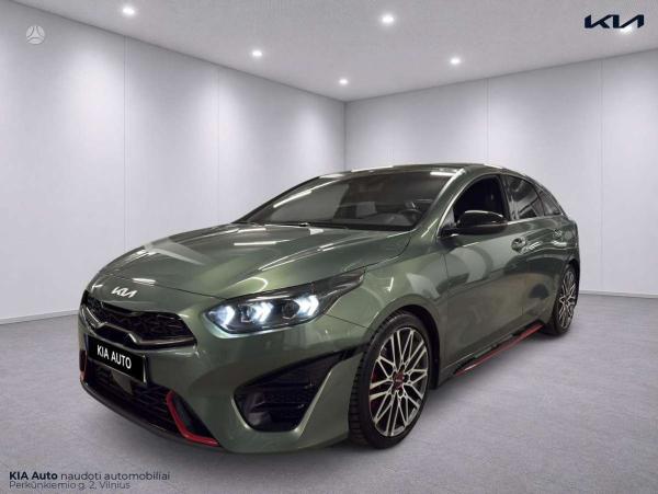 Zaļš Kia ProCeed 2023 Viļņa, ar dzinēja tilpumu 1.60 L un nobraukumu 54 tūkst. km par 26900 €, foto 1 vietnē AUTOMOTO.COM.LV