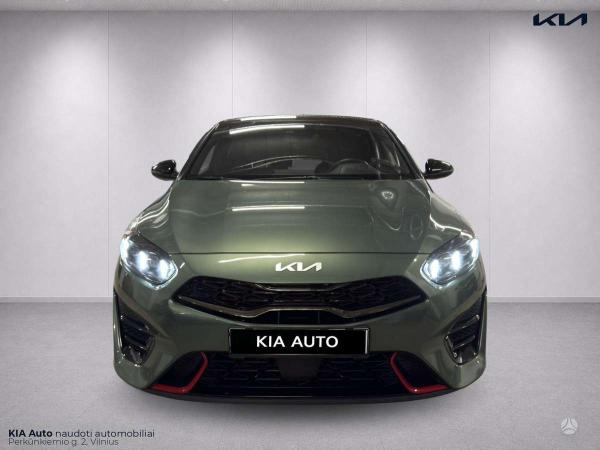 Green Kia ProCeed 2023 in Vilnius, with an engine capacity of 1.60 L and mileage of 54 thousand km for 26900 €, photo 3 on AUTOMOTO.COM.LV