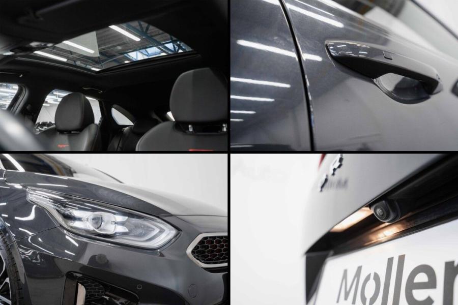 Grey Kia ProCeed 2021 in Tallinn, with an engine capacity of 1.60 L and mileage of 56 thousand km for 19900 €, photo 14 on AUTOMOTO.COM.LV