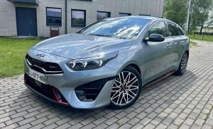 Grey Kia ProCeed 2022 in Taurage, with an engine capacity of 1.59 L and mileage of 230 thousand km for 14300 €, photo  on AUTOMOTO.COM.LV