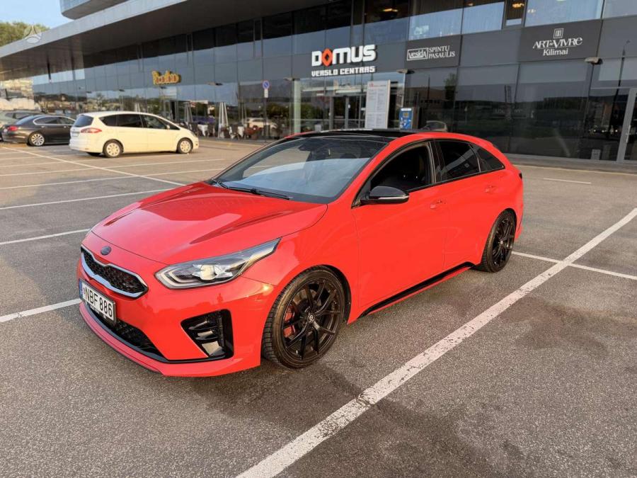 Sarkans Kia ProCeed 2019 Viļņa, ar dzinēja tilpumu 1.59 L un nobraukumu 53 tūkst. km par 18650 €, foto 1 vietnē AUTOMOTO.COM.LV