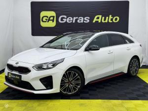White Kia ProCeed 2019 in Vilnius, with an engine capacity of 1.59 L and mileage of 84 thousand km for 16300 €, photo  on AUTOMOTO.COM.LV