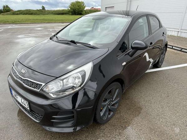 Melns Kia Rio 2016 Panevēža, ar dzinēja tilpumu 1.25 L un nobraukumu 95 tūkst. km par 6700 €, foto 1 vietnē AUTOMOTO.COM.LV