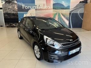 Black Kia Rio 2017 in Riga, with an engine capacity of 1.40 L and mileage of 134 thousand km for 7500 €, photo  on AUTOMOTO.COM.LV