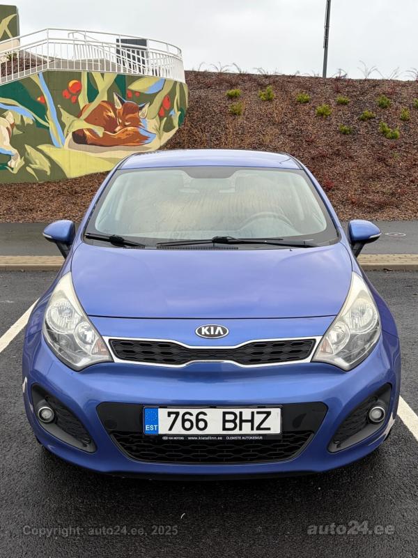 Blue Kia Rio 2012 in Tallinn, with an engine capacity of 1.20 L and mileage of 121 thousand km for 3300 €, photo 1 on AUTOMOTO.COM.LV