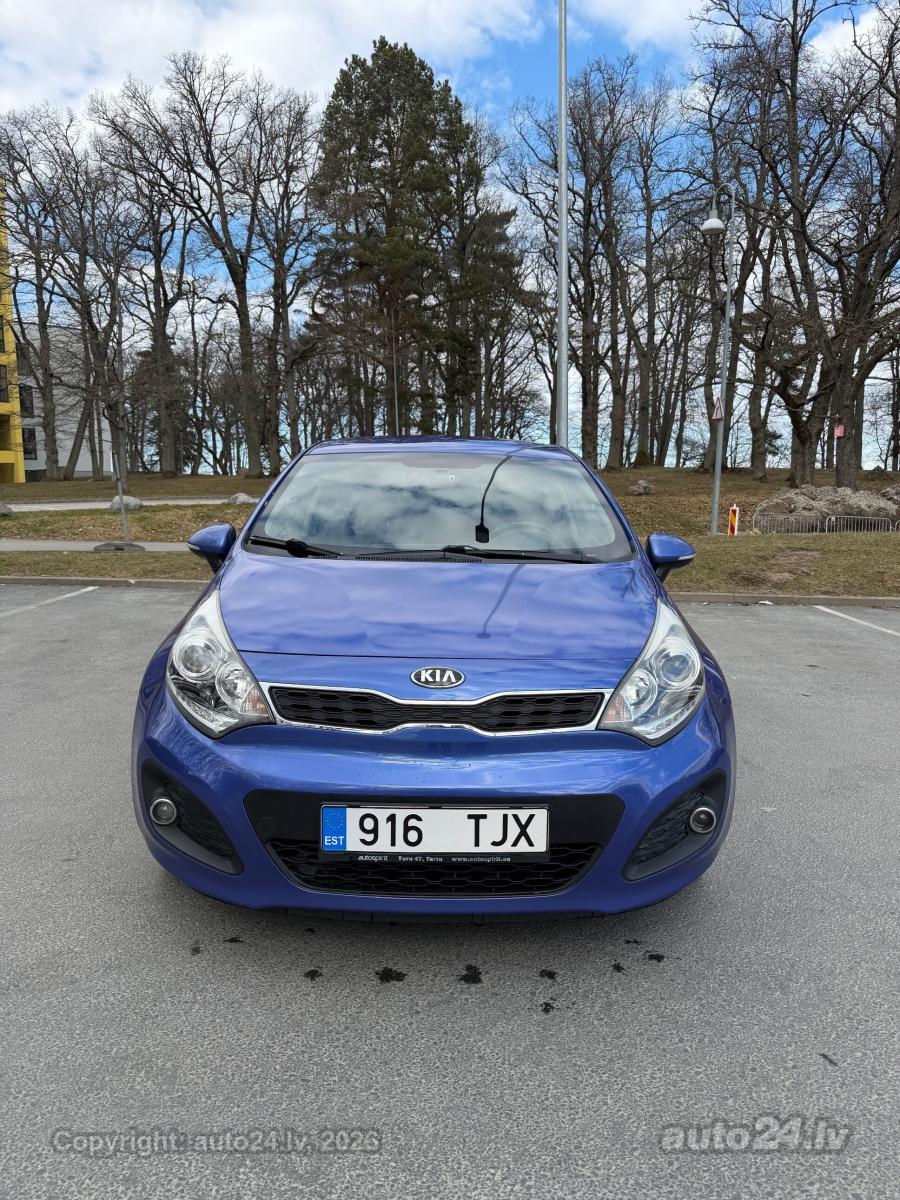 Blue Kia Rio 2012 in Tallinn, with an engine capacity of 1.40 L and mileage of 107 thousand km for 4500 €, photo 3 on AUTOMOTO.COM.LV