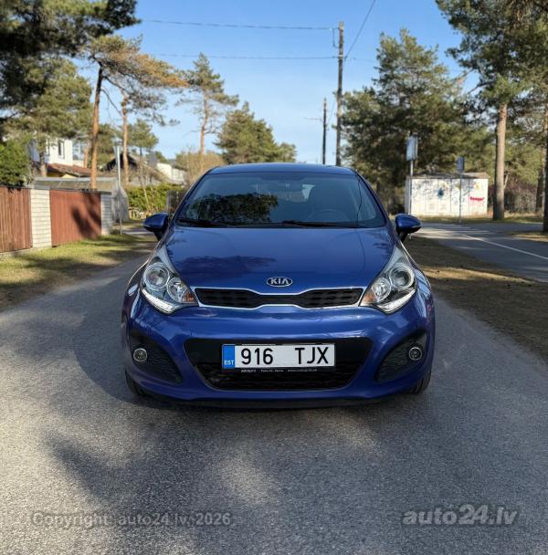 Blue Kia Rio 2012 in Tallinn, with an engine capacity of 1.40 L and mileage of 108 thousand km for 5200 €, photo 2 on AUTOMOTO.COM.LV