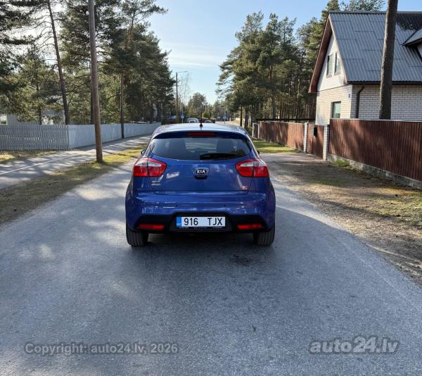 Blue Kia Rio 2012 in Tallinn, with an engine capacity of 1.40 L and mileage of 108 thousand km for 5200 €, photo 8 on AUTOMOTO.COM.LV