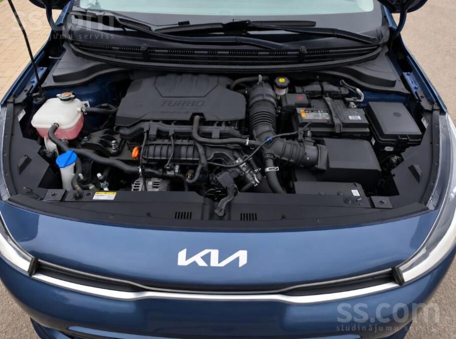 Blue Kia Rio 2021 in Riga, with an engine capacity of 1.00 L and mileage of 63 thousand km for 11250 €, photo 7 on AUTOMOTO.COM.LV