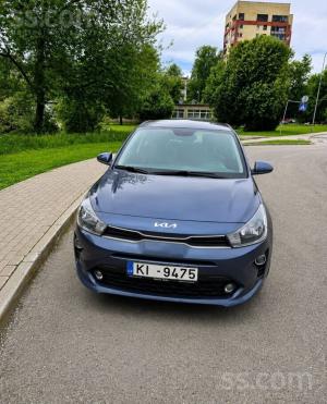 Blue Kia Rio 2021 in Riga, with an engine capacity of 1.00 L and mileage of 63 thousand km for 11250 €, photo 9 on AUTOMOTO.COM.LV