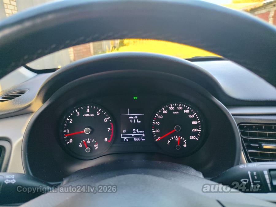 Blue Kia Rio 2023 in Valga, with an engine capacity of 1.20 L and mileage of 17 thousand km for 13000 €, photo 18 on AUTOMOTO.COM.LV