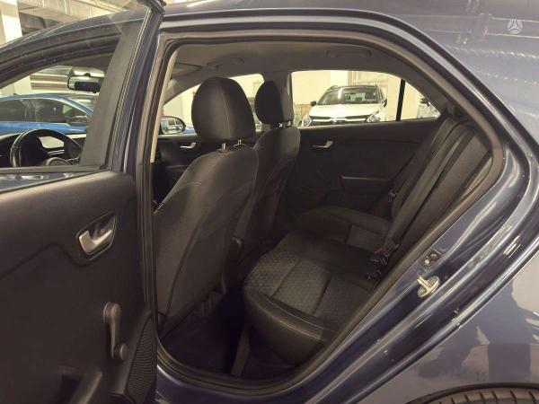 Blue Kia Rio 2023 in Vilnius, with an engine capacity of 1.20 L and mileage of 57 thousand km for 10900 €, photo 10 on AUTOMOTO.COM.LV