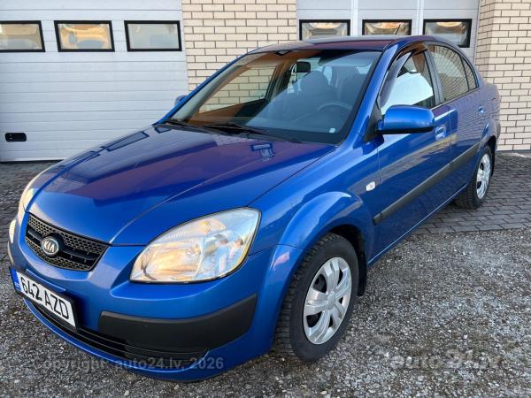 Blue Kia Rio 2006 in Paide, with an engine capacity of 1.40 L and mileage of 127 thousand km for 2799 €, photo 1 on AUTOMOTO.COM.LV