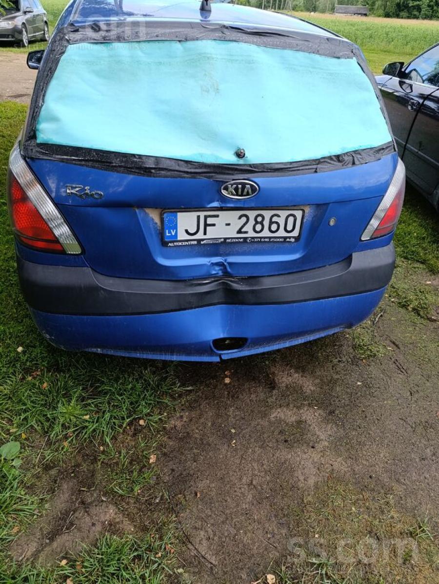 Zils Kia Rio 2007 Ludza, ar dzinēja tilpumu 1.40 L un nobraukumu 182 tūkst. km par 500 €, foto 1 vietnē AUTOMOTO.COM.LV