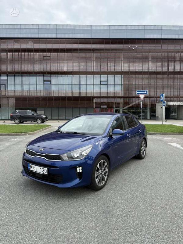 Zils Kia Rio 2018 Klaipėda, ar dzinēja tilpumu 1.59 L un nobraukumu 193 tūkst. km par 7400 €, foto 3 vietnē AUTOMOTO.COM.LV