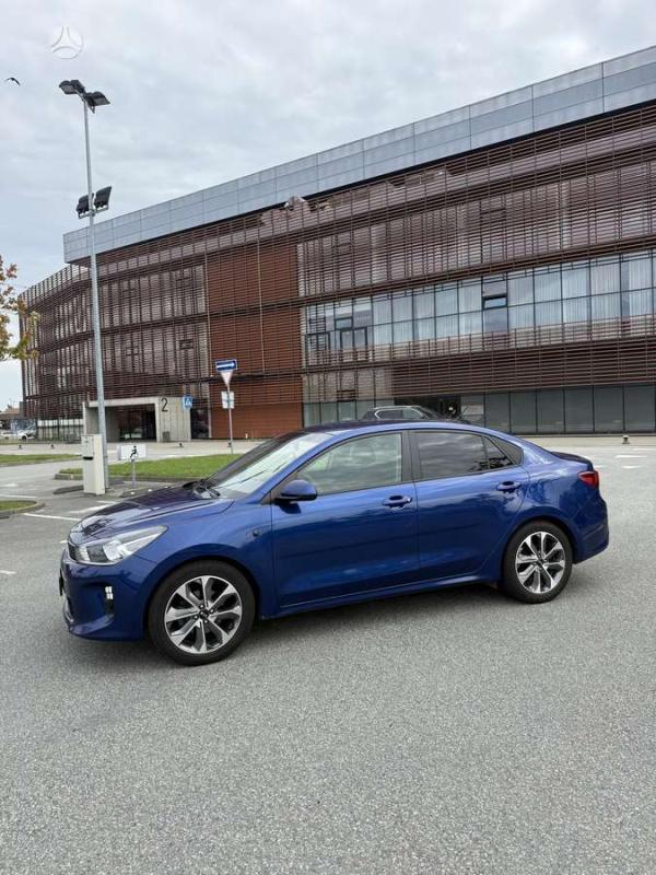 Zils Kia Rio 2018 Klaipėda, ar dzinēja tilpumu 1.59 L un nobraukumu 193 tūkst. km par 7400 €, foto 5 vietnē AUTOMOTO.COM.LV