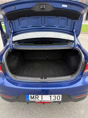 Blue Kia Rio 2018 in Klaipeda, with an engine capacity of 1.59 L and mileage of 193 thousand km for 7400 €, photo 21 on AUTOMOTO.COM.LV