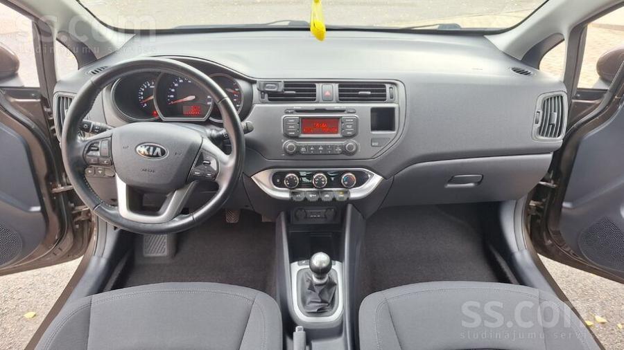 Brūns Kia Rio 2014 Rīga, ar dzinēja tilpumu 1.20 L un nobraukumu 115 tūkst. km par 5200 €, foto 9 vietnē AUTOMOTO.COM.LV