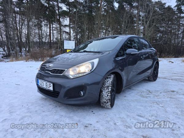 Grey Kia Rio 2013 in Tallinn, with an engine capacity of 1.20 L and mileage of 104 thousand km for 5100 €, photo 1 on AUTOMOTO.COM.LV