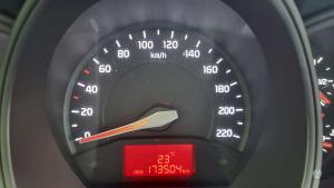 Grey Kia Rio 2015 in Vilnius, with an engine capacity of 1.12 L and mileage of 174 thousand km for 2150 €, photo 19 on AUTOMOTO.COM.LV