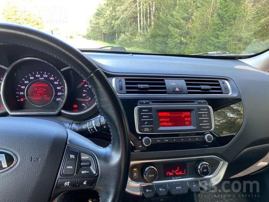 Pelēks Kia Rio 2016 Rīga, ar dzinēja tilpumu 1.20 L un nobraukumu 100 tūkst. km par 4900 €, foto 7 vietnē AUTOMOTO.COM.LV