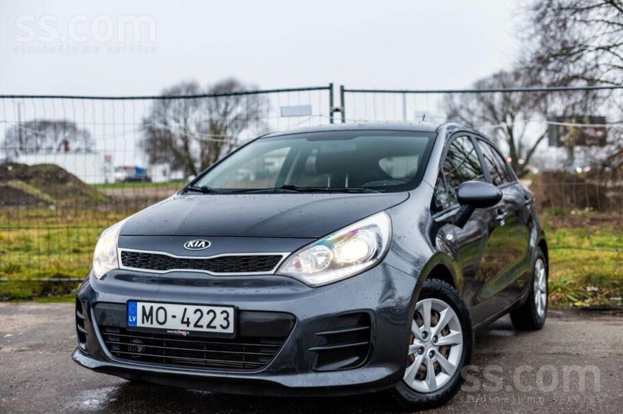 Pelēks Kia Rio 2017 Rīga, ar dzinēja tilpumu 1.20 L un nobraukumu 89 tūkst. km par 6990 €, foto 1 vietnē AUTOMOTO.COM.LV